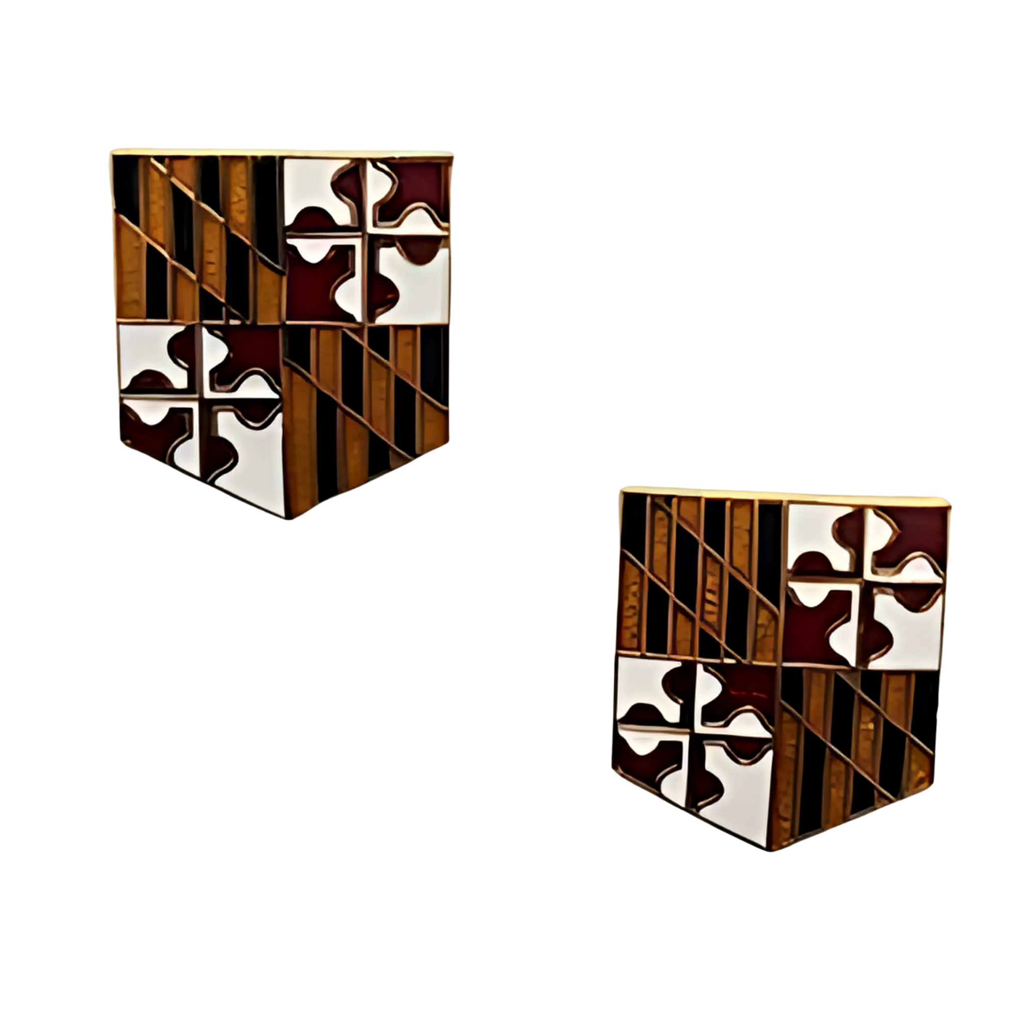 Maryland Crest Insignia Five Sided (pair)
