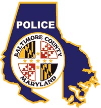 Decal Baltimore County Police Department Patch